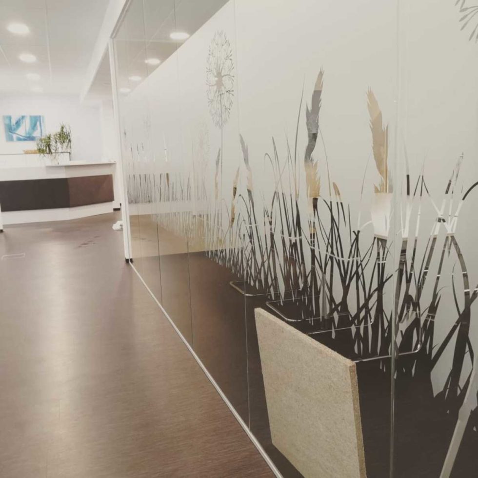 Milchglasfolie, Sichtschutzfolie & Sonnenschutz auf Mass